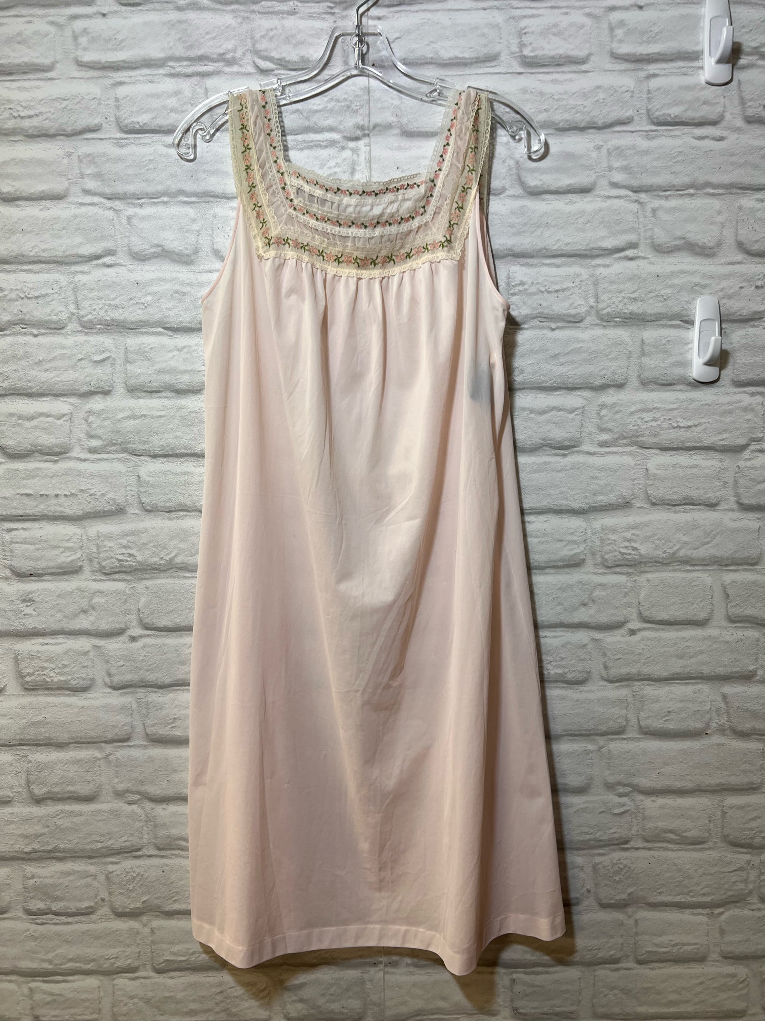 Pink Nylon Slip - Vintage Boudoir – Bee Balm Boutique